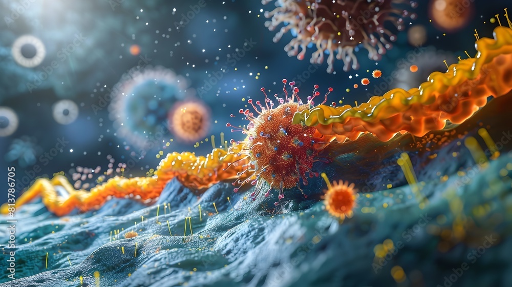 Insulin Resistance Visualization A D Rendering of Cells Reduced ...