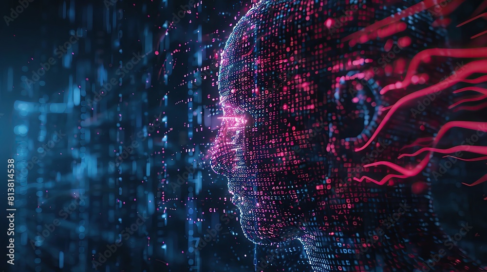 Cyber security hacking countermeasures front view stopping hackers ...