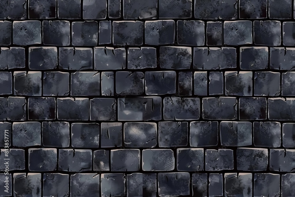 ภาพประกอบสต็อก seamless pattern of charcoal tiles in snes style retro ...