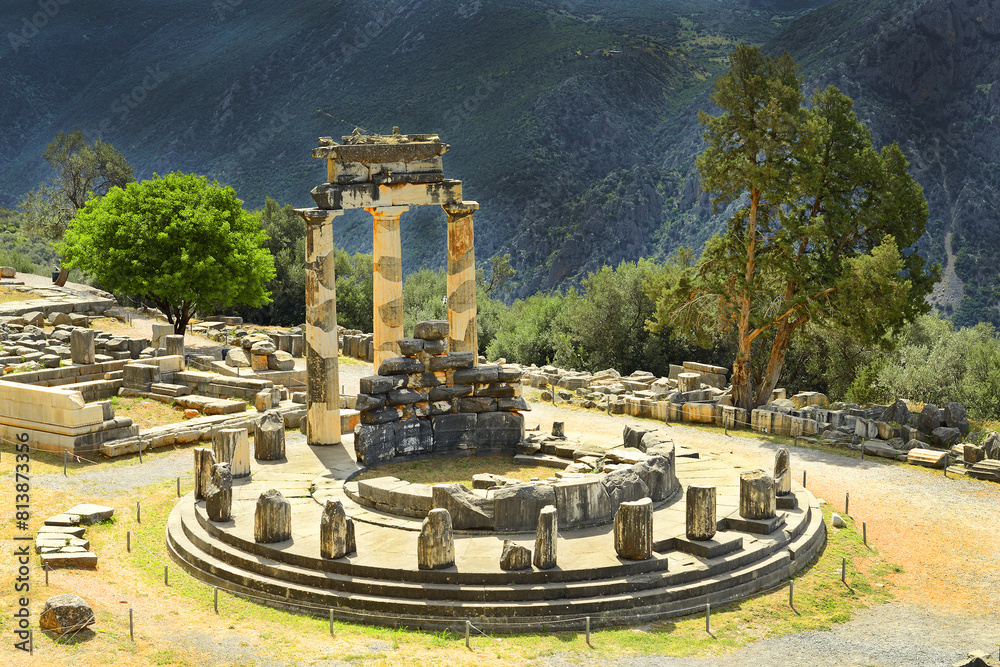 Sanctuary of Athena, The Tholos of Delphi is masterpiece of ancient ...