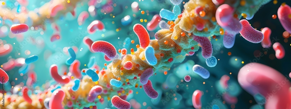 Microscopic 3D of Bacterial Role in Dental Plaque Formation and ...