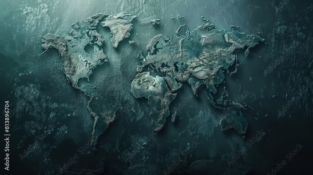 world map background with realistic details and textures and nice color ...