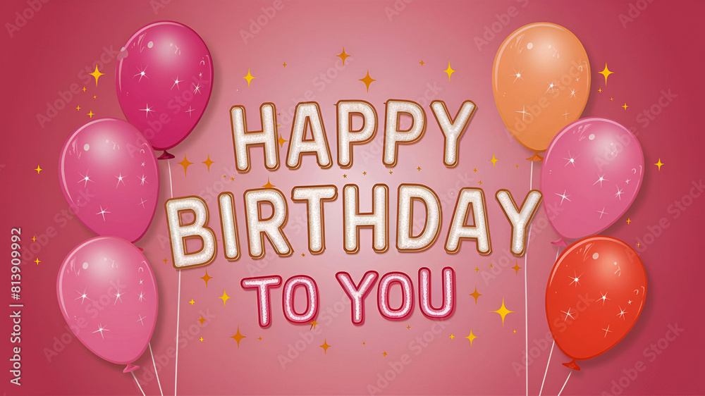 Happy birthday background. Happy birthday greeting card. Happy birthday ...