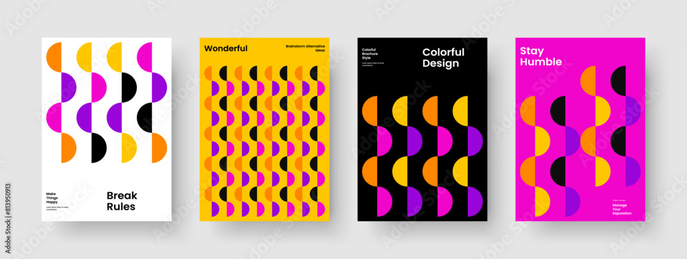 Modern Background Design. Isolated Report Template. Creative Business ...