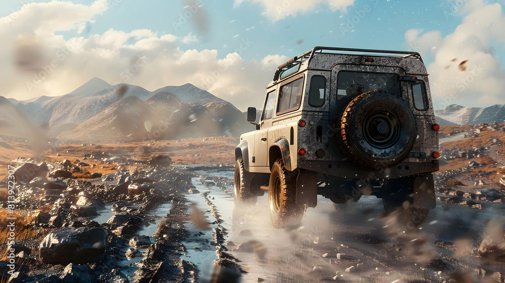Off Road Adventure Driver Conquering Challenging Terrains with Skill ...
