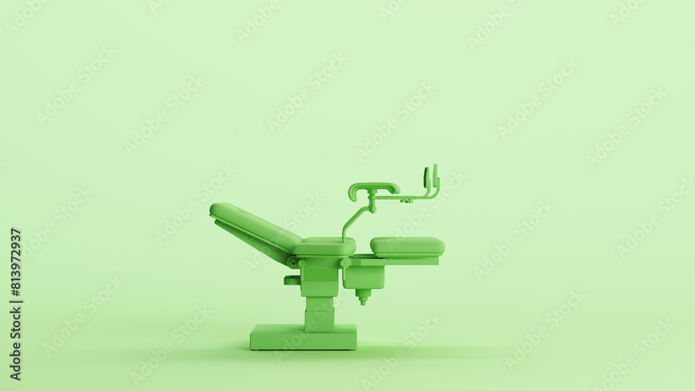 Green gynaecology obstetrics chair specialist women's health equipment ...