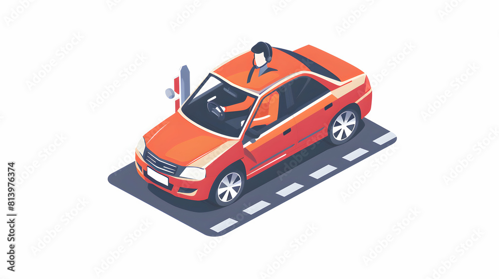 Professional Driving Instructor at Work: Teaching and guiding new ...
