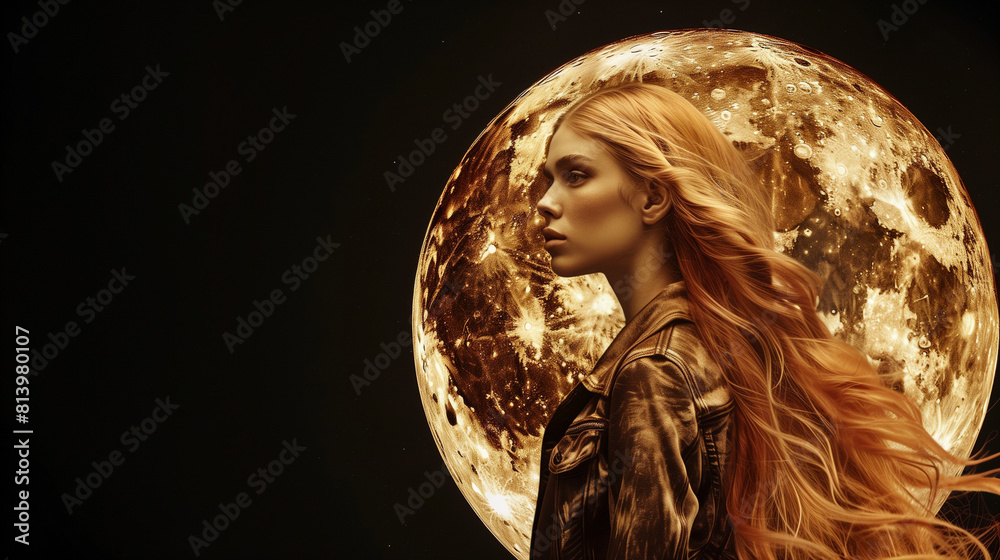 Venus humanization. Planet Venus if she were a woman. Set Solar system ...