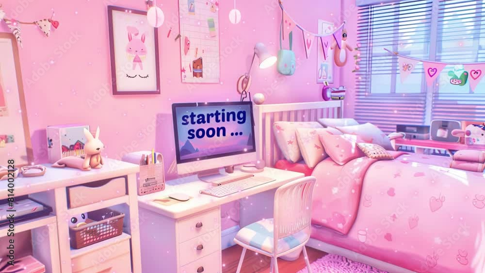 Stream starting soon screen, overlay loop animation Virtual backgrounds ...