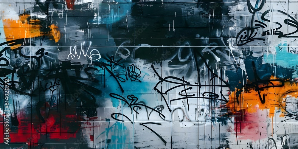 Exploring the Vibrant Street Art Graffiti Scene: A Wall Adorned with ...