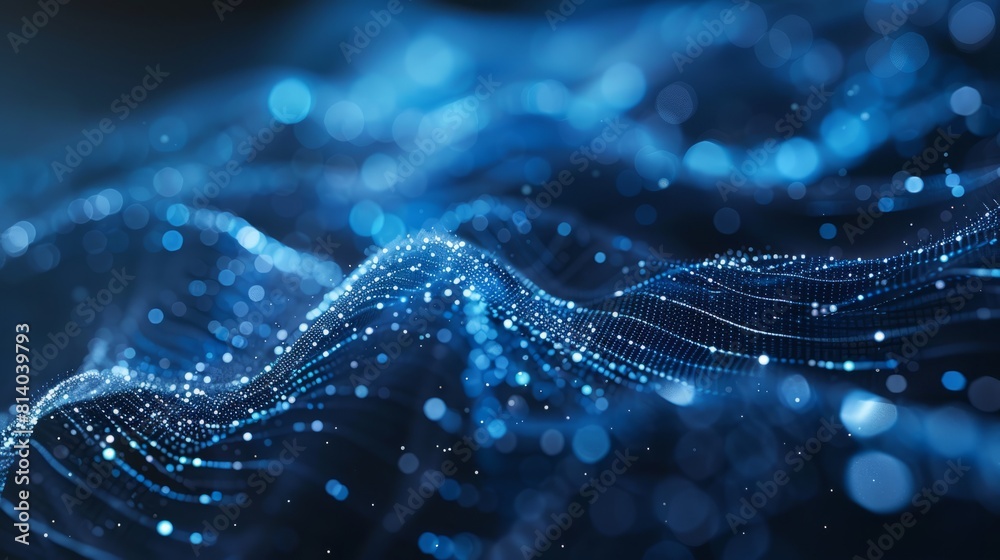 Digital graphic abstract background for technological processes, neural networks, digital data ...