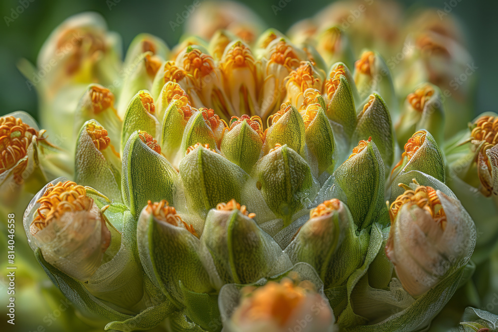 Diagrammatic representation showing the cross-section of a hop cone ...