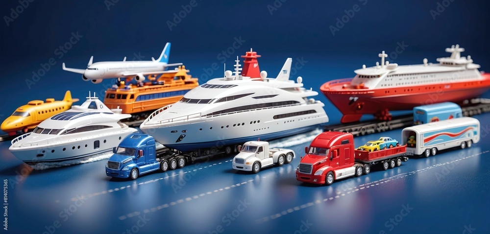 Conceptual representation of different types of global freight ...
