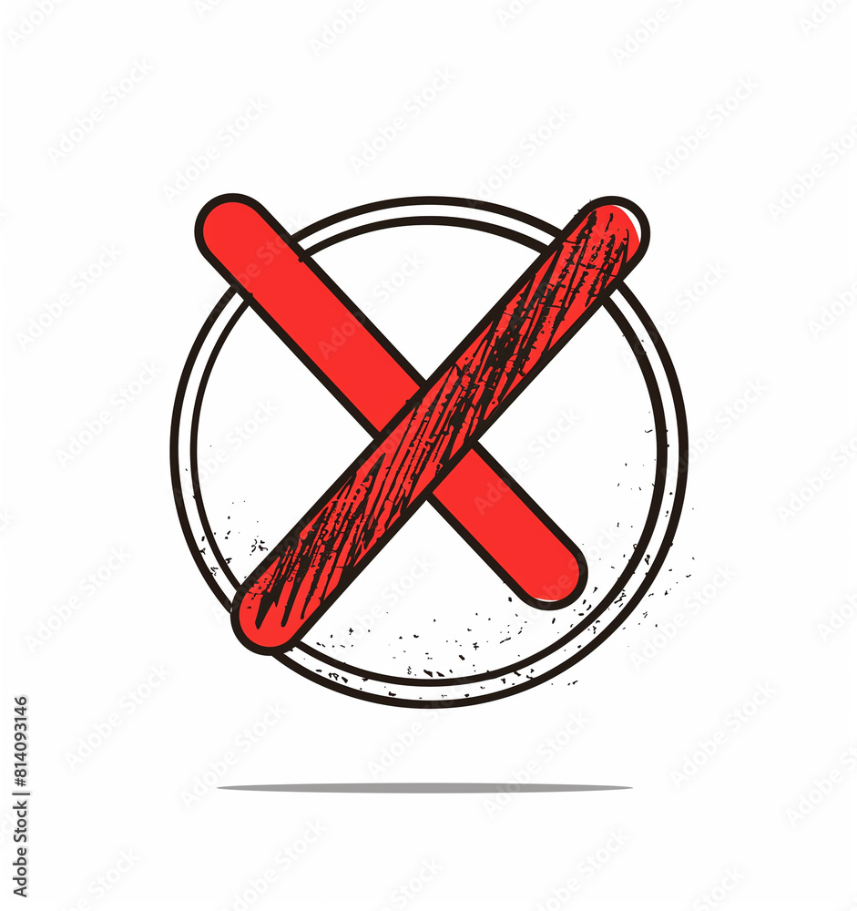 No question mark sign, simple vector illustration with bold black ...
