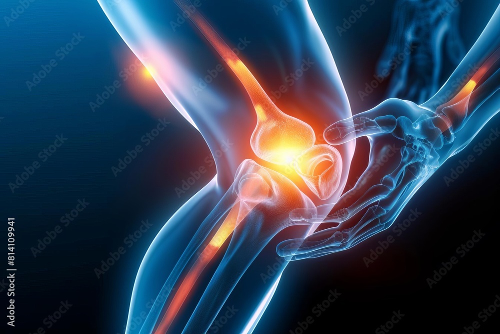 painful osteoarthritis knee joint illustration rheumatoid arthritis ...