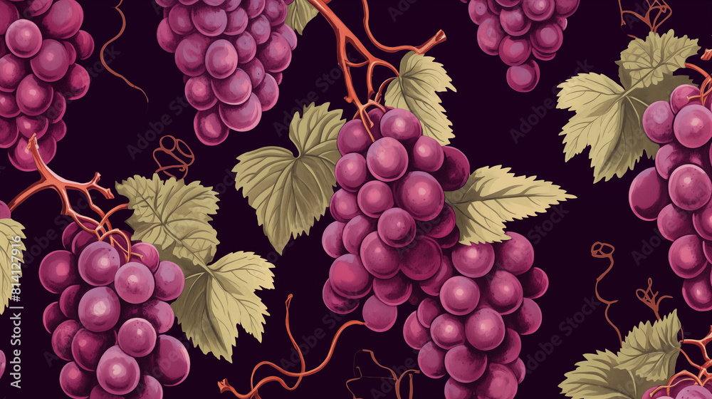 Grape Image, Pattern Style, For Wallpaper, Desktop Background ...