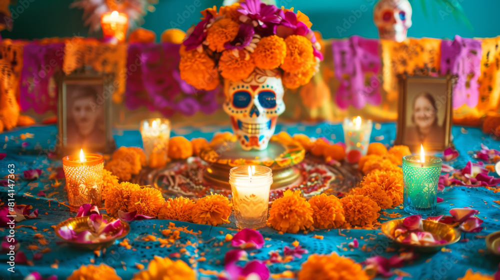 Ofrenda Offering: The solemn moment of offering on the Ofrenda, the ...
