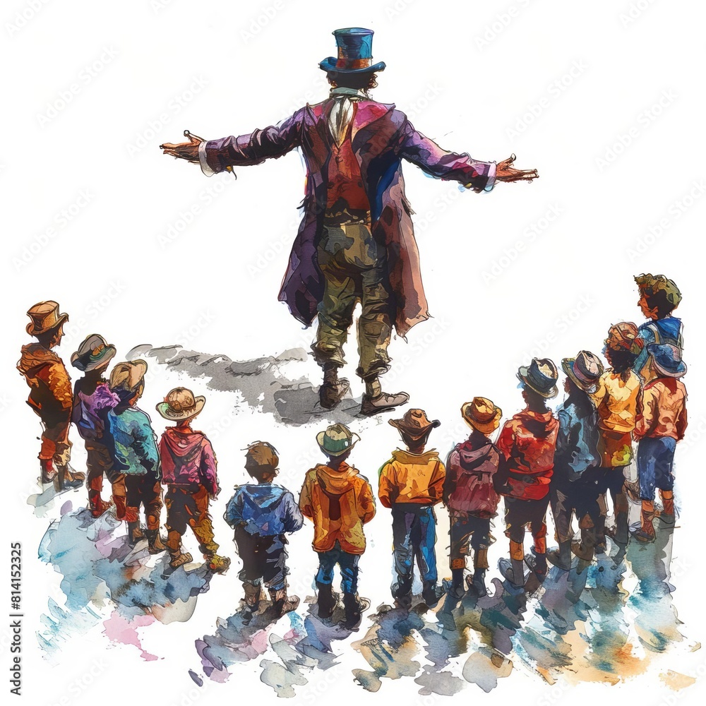 The Pied Piper of Hamelin is a fairy tale about a piper who leads the ...