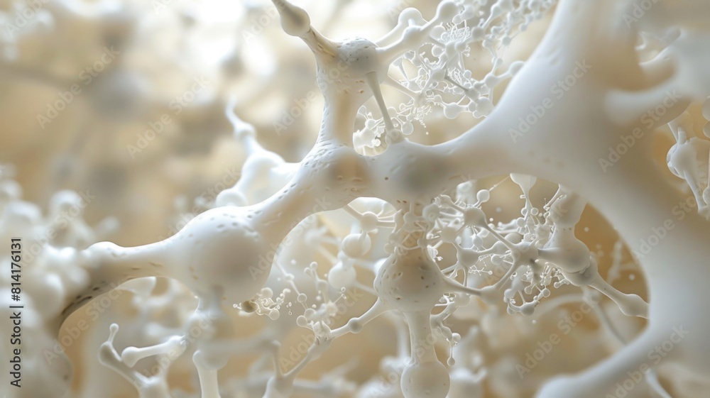 An artistic interpretation of mycelium network growth, highlighting the ...