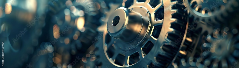 An animated loop of a perfect machine cycle, symbolizing the ideal ...