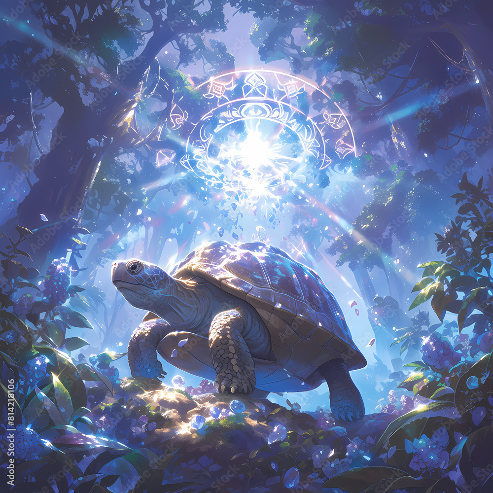 Explore a magical forest with an endangered turtle, as it navigates ...
