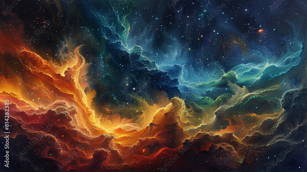Celestial Abstract Capturing Cosmic Wonders in Stunning Art – A Journey ...