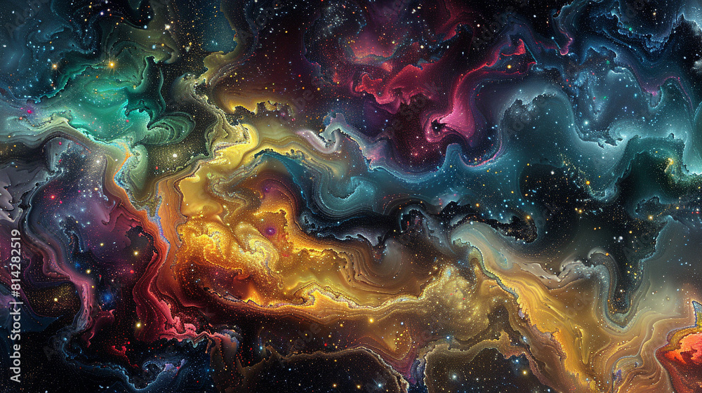 Celestial Abstract Capturing Cosmic Wonders in Stunning Art – A Journey ...