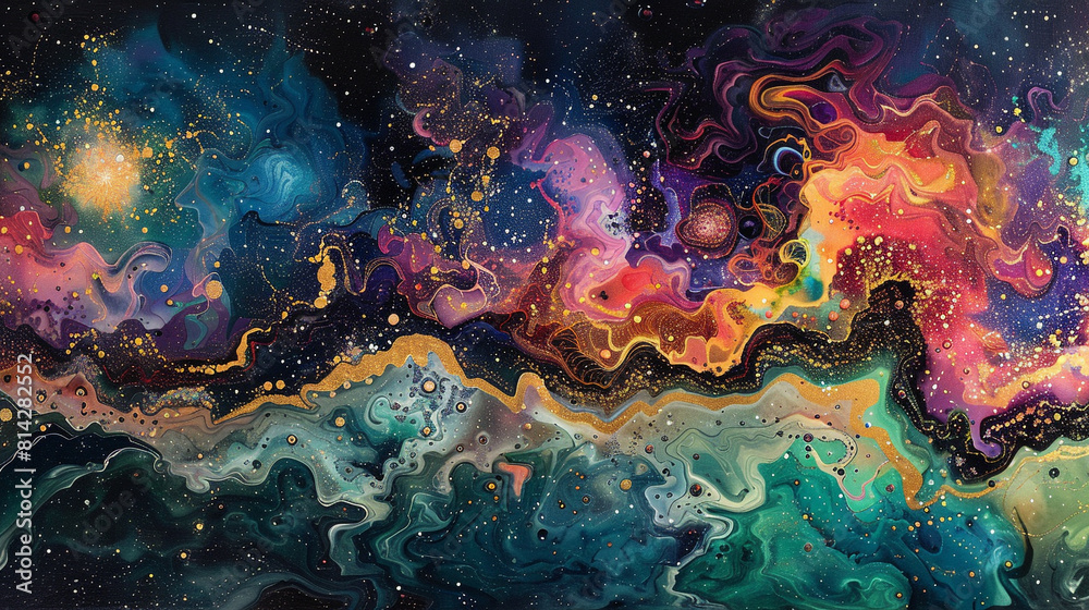 Celestial Abstract Capturing Cosmic Wonders in Stunning Art – A Journey ...