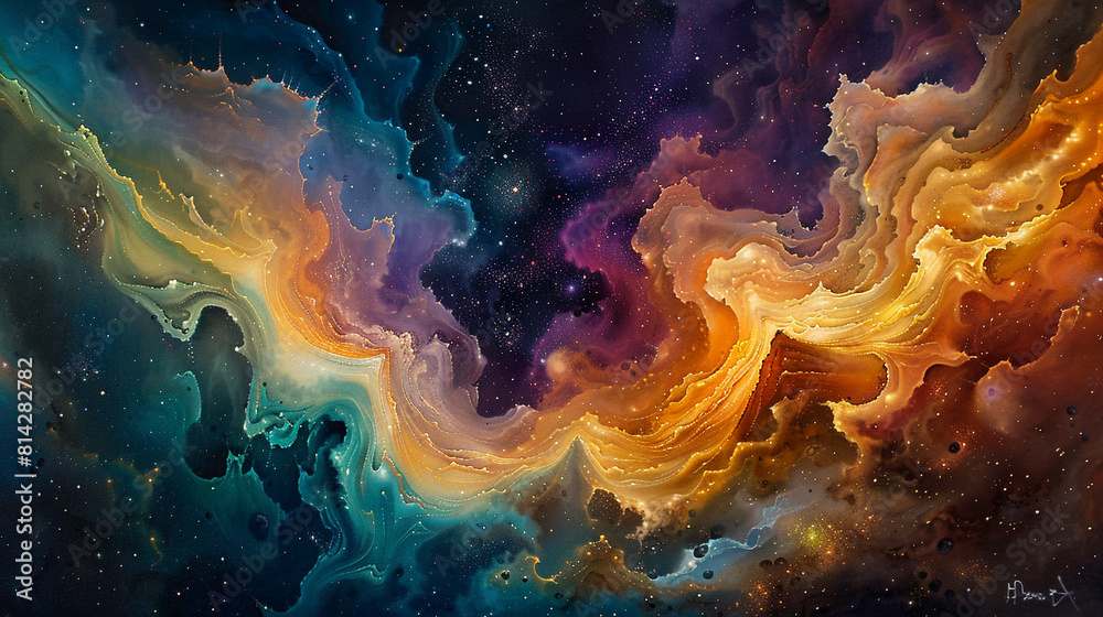Celestial Abstract Capturing Cosmic Wonders in Stunning Art – A Journey ...