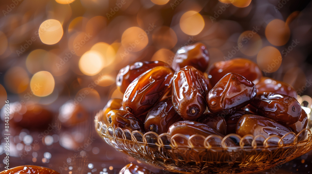 "Dried Date Palm Fruits or Kurma: Popular Ramadan (Ramazan) Snack" "Dried Date Palm Fruits or ...