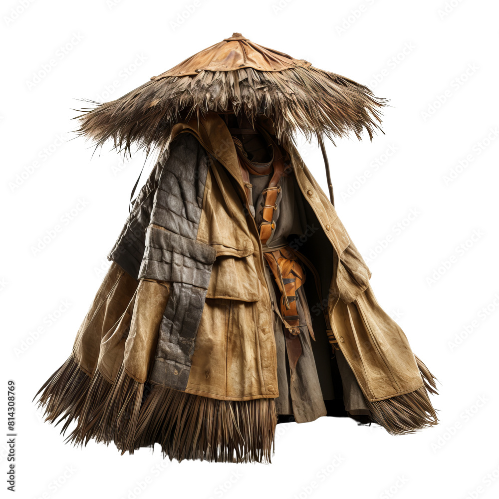 Suo Li , a traditional raincoat made of straw and bamboo, is a symbol ...