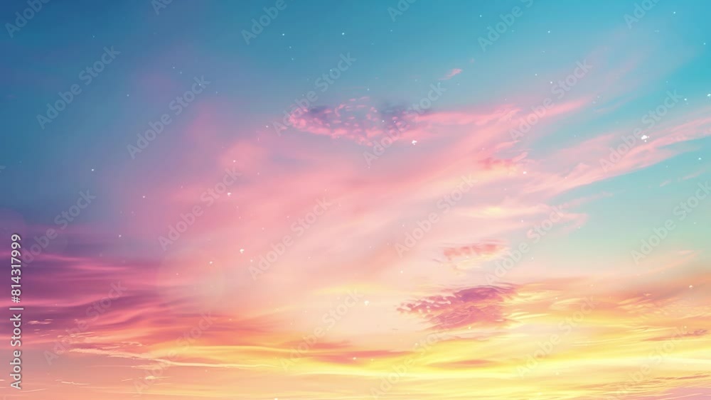 beautiful sunset sky gradient background. nature scene with beautiful ...