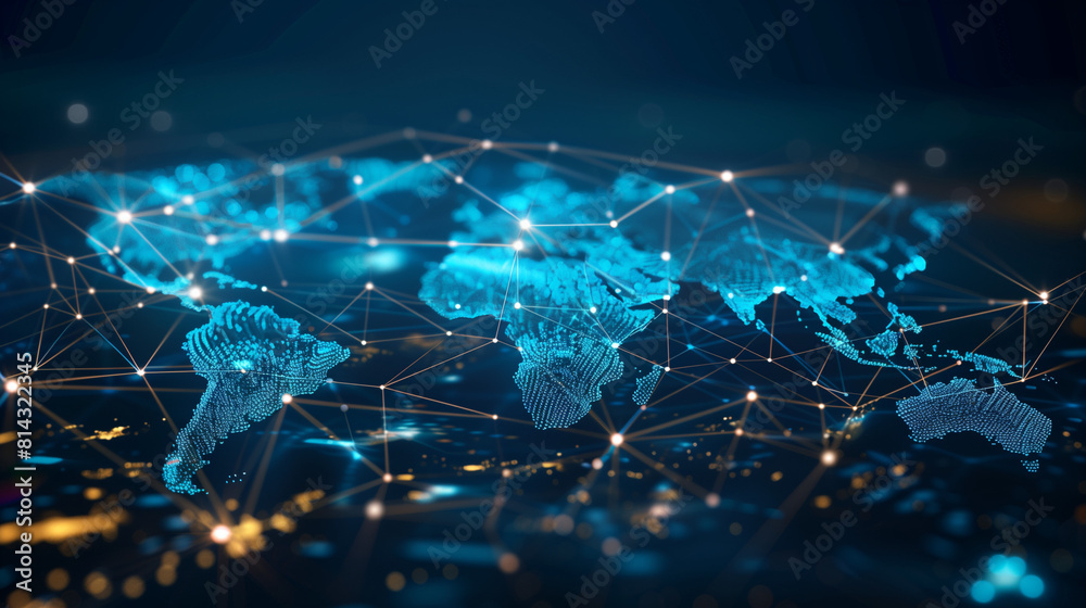 "Digital map of the world: Exploring global connections, data flow ...