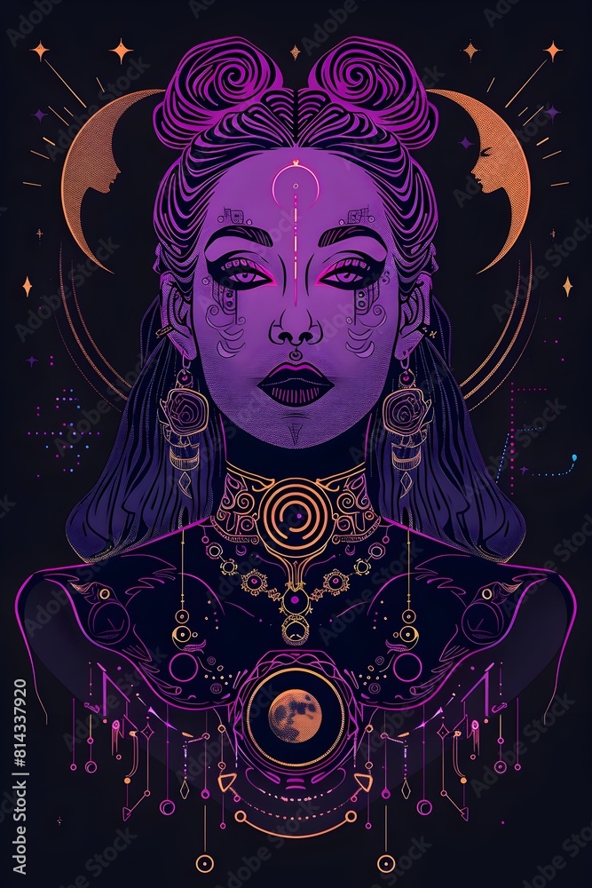 Hecate the Goddess of Magic and Witchcraft in Occult Inspired Synthwave ...