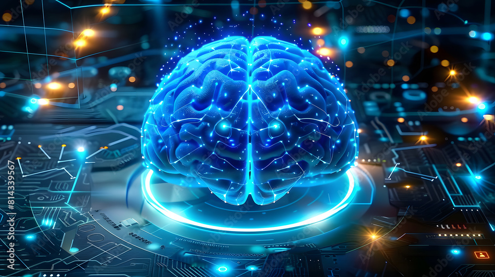 AI Neuronal Networks Synapses Connection Nervous System Link in the ...