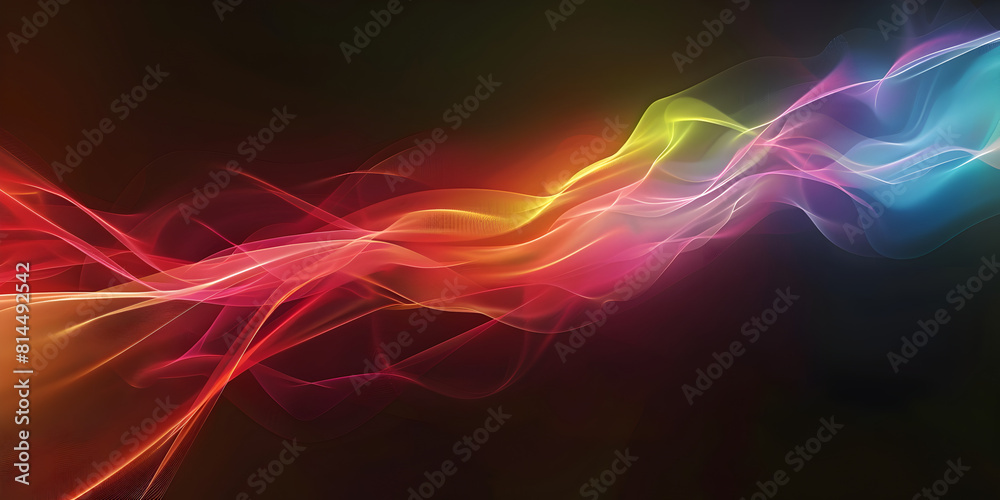 Neon Line Effect EyeCatching Designs Featuring Modern Abstract Scenes ...