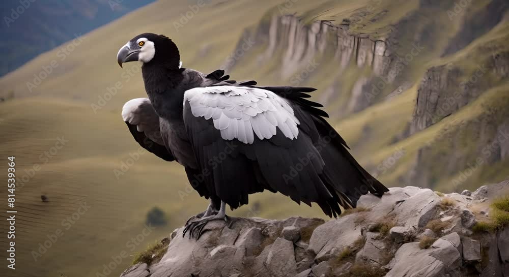 The Andean Andean condor is one of the largest flying birds in the ...