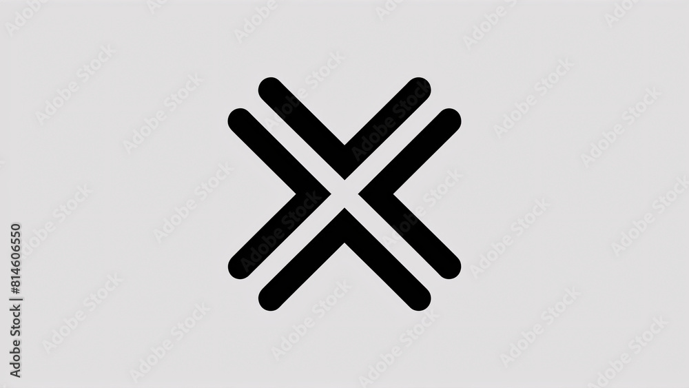 " X " icon logo design for business, 3d symbol for tech company Stock ...