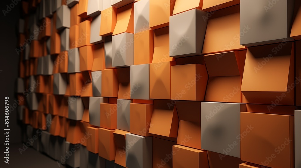 Interactive 3D model of an acoustic panel in a recording studio ...
