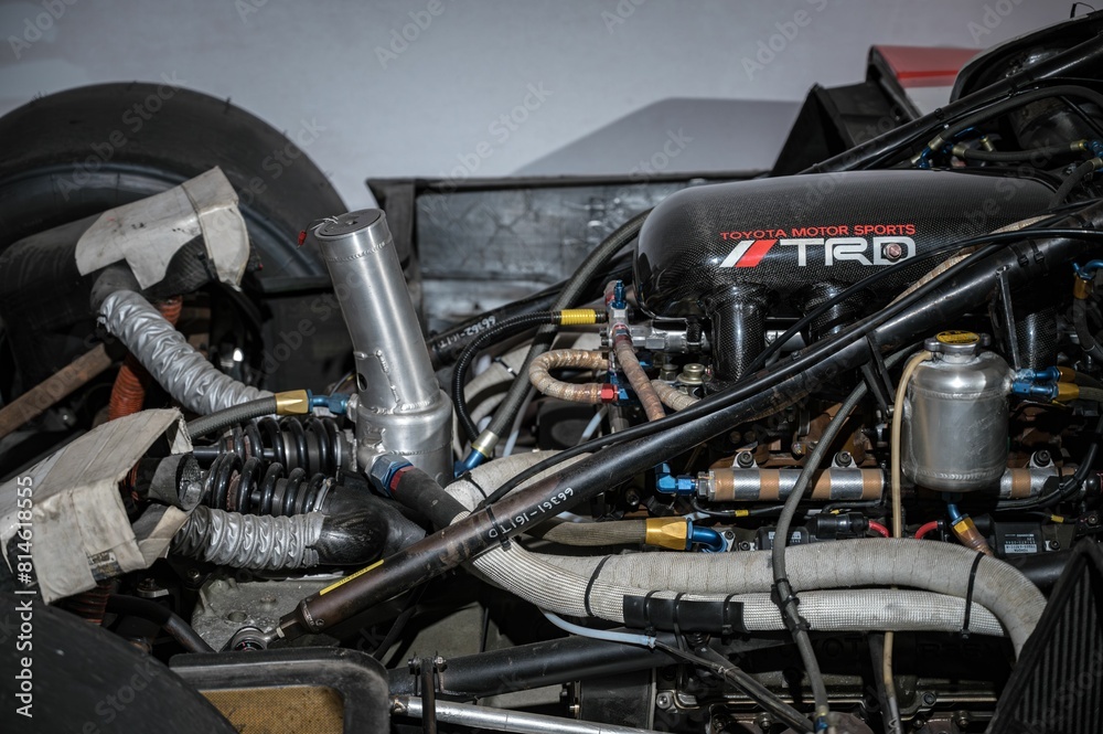 Details of the 1994 Le Mans Toyota 94C-V prototype V8 engine Stock ...