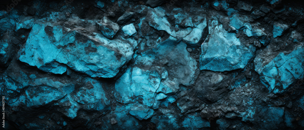 Bright Azure Stone Texture, Cool Elegance of Natural Mineral Patterns ...