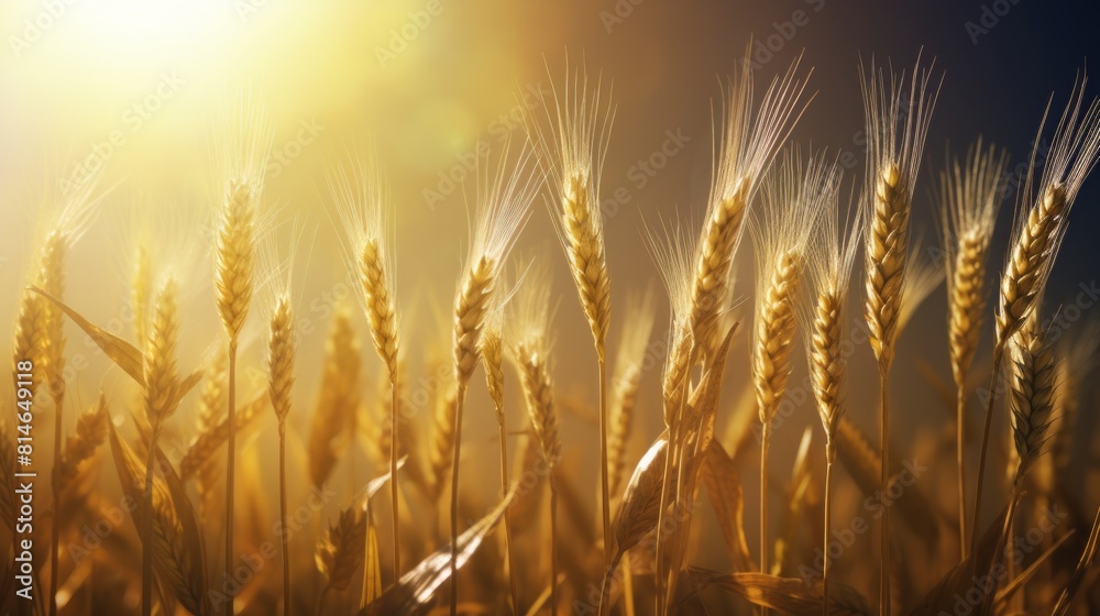 Generative Ai A Time Lapse Sequence Showing The Growth Journey Of Wheat