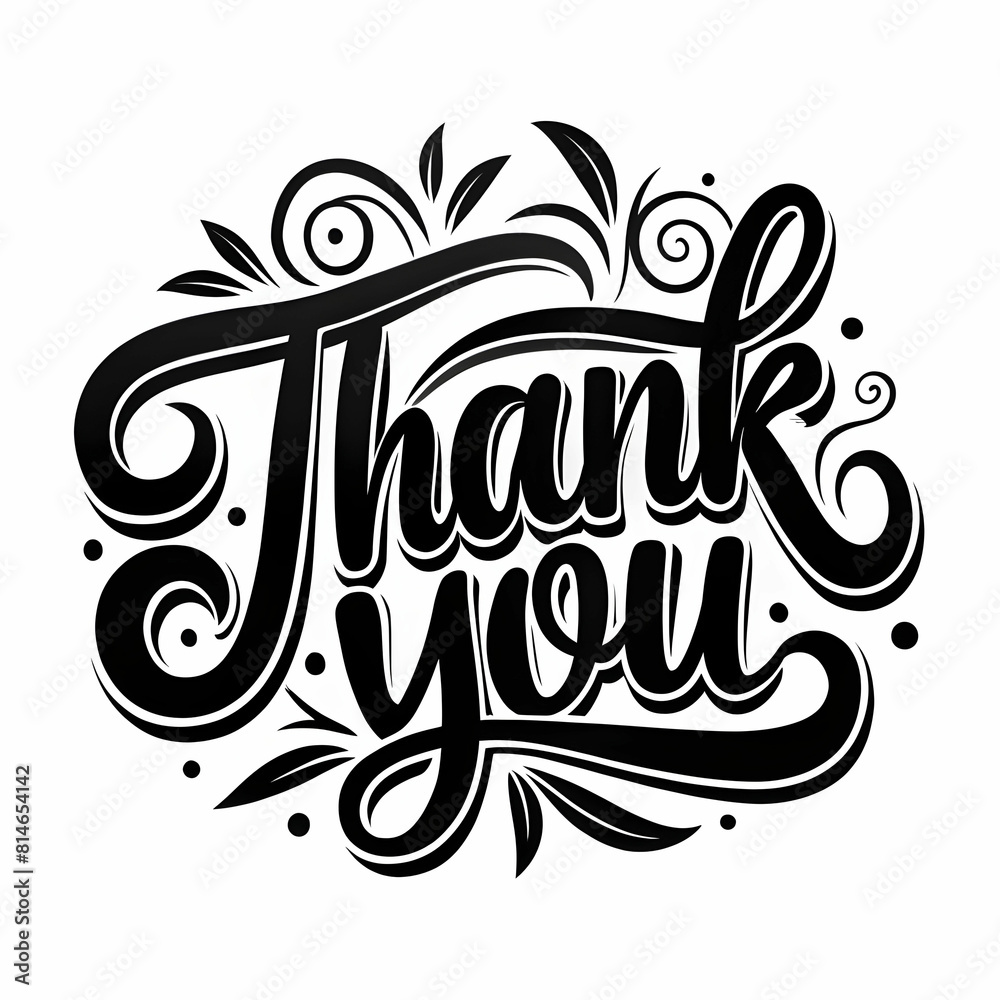 Typography Logo Saying Thank You Font Logo Groovy Font Vintage Ad Font Retro Font Stock