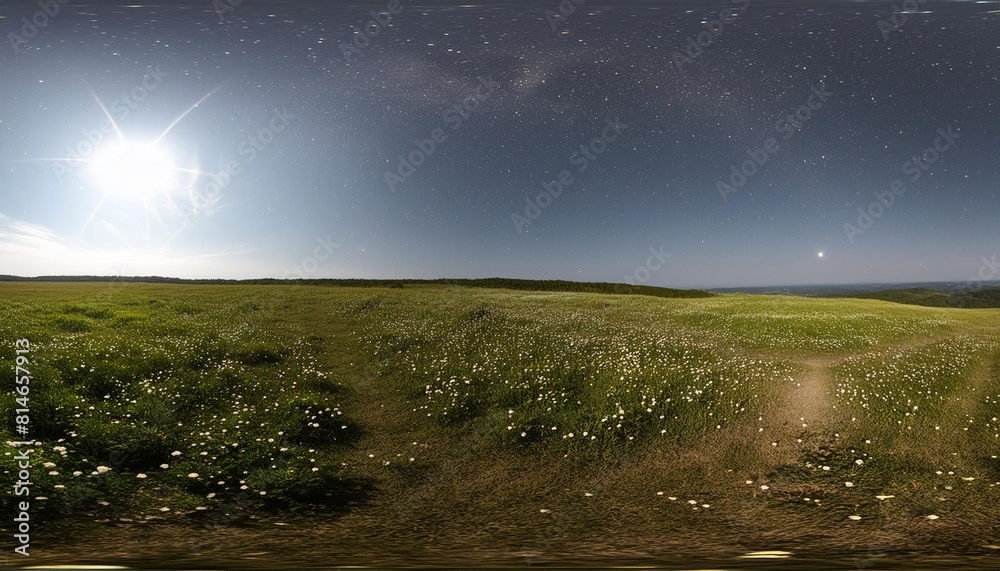 star field panorama environment hdri map medium density equirectangular ...