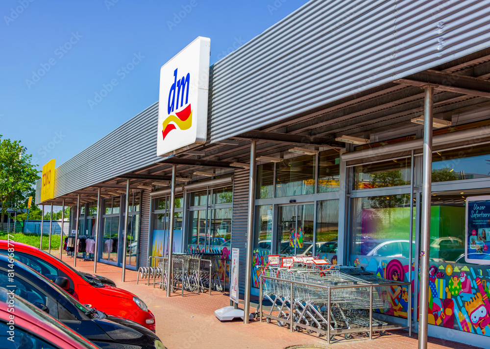 Alzey, GERMANY - May 13, 2024: Germanys dm-drogerie Markt branch ...