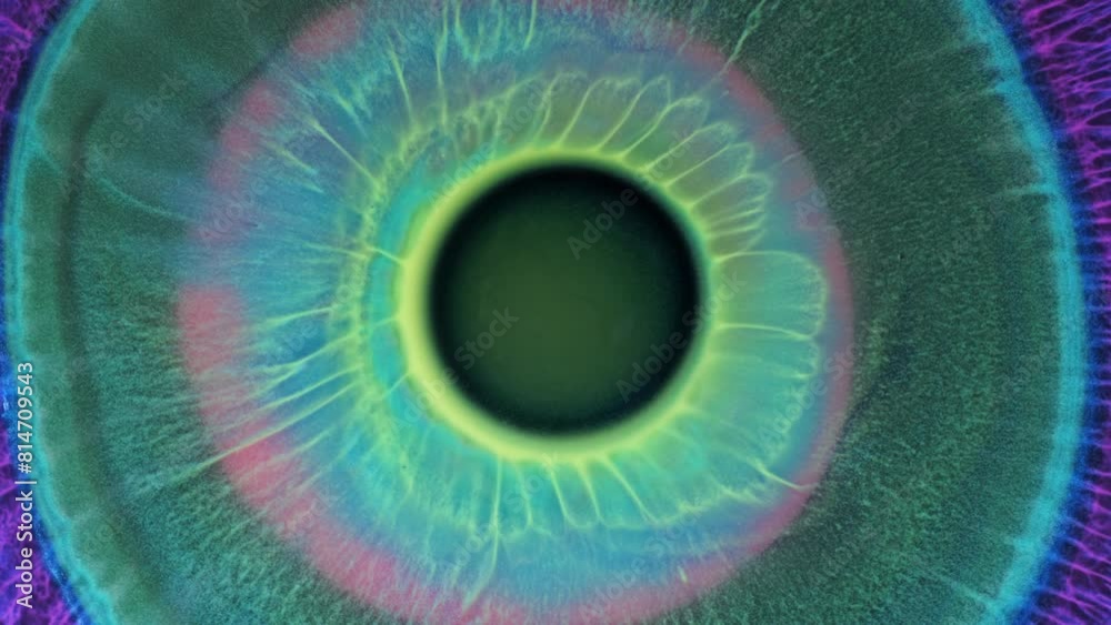 Vidéo Stock The video inspired by the depth of human eyes is created ...