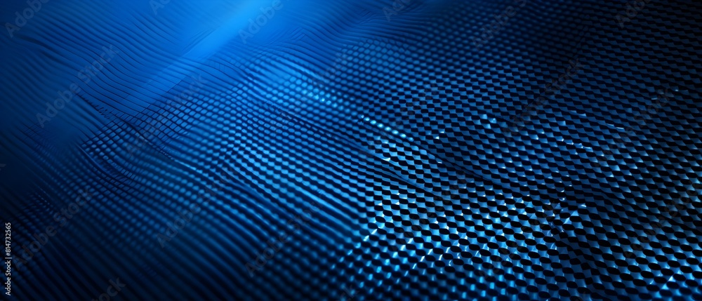 Blue background with carbon fiber texture pattern vector presentation ...