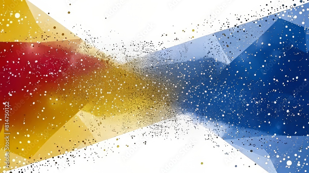 colorful gradient technology triangular abstract background, abstract ...