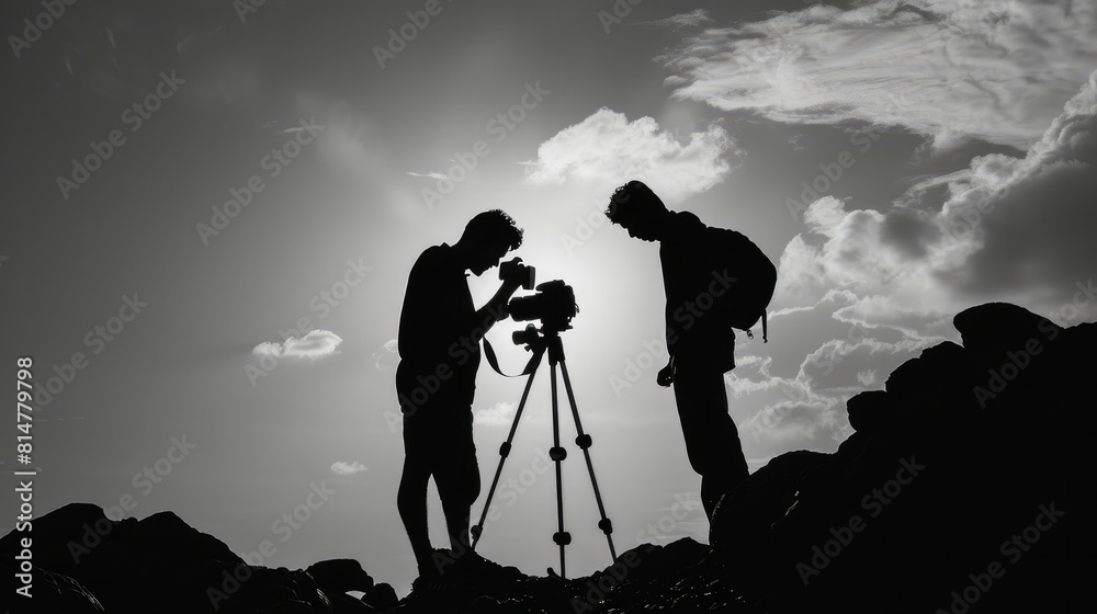 Training and Mentorship: Depict a scene where an experienced ...