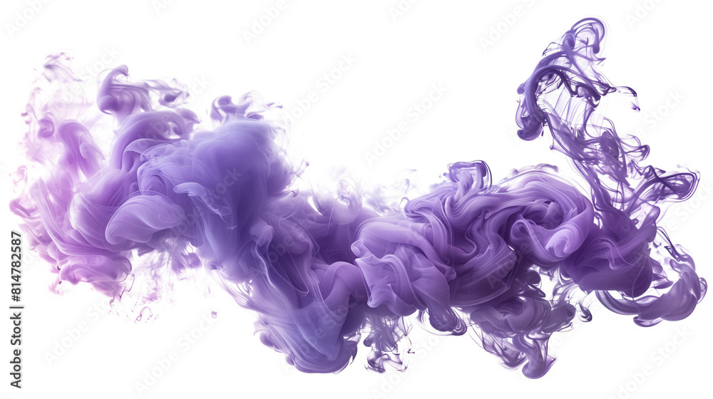 violet smoke on transparency background png , purple smoke Stock Photo ...